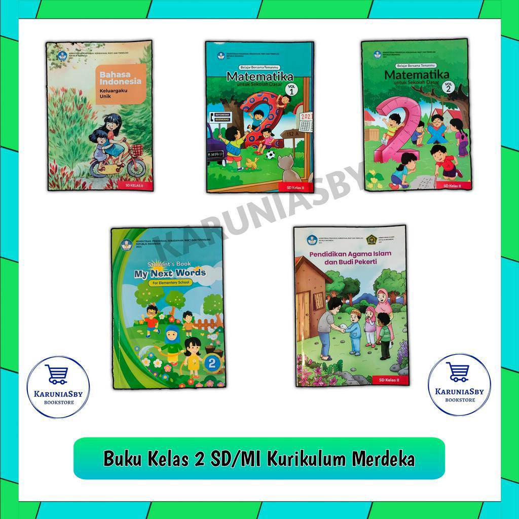 Jual Buku Paket Kelas 2 SD Kurikulum Merdeka Revisi 2021 Terbaru | Shopee Indonesia