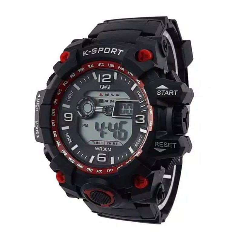 Jual Jam Tangan Pria k-Sport Digital Strap Rubber (Dikirim Dari Jakarta ...