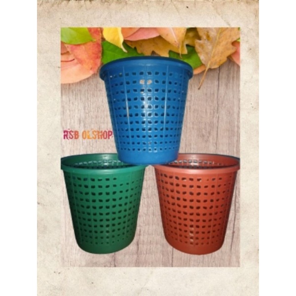 Jual KERANJANG SAMPAH PLASTIK/TEMPAT SAMPAH MURAH | Shopee Indonesia