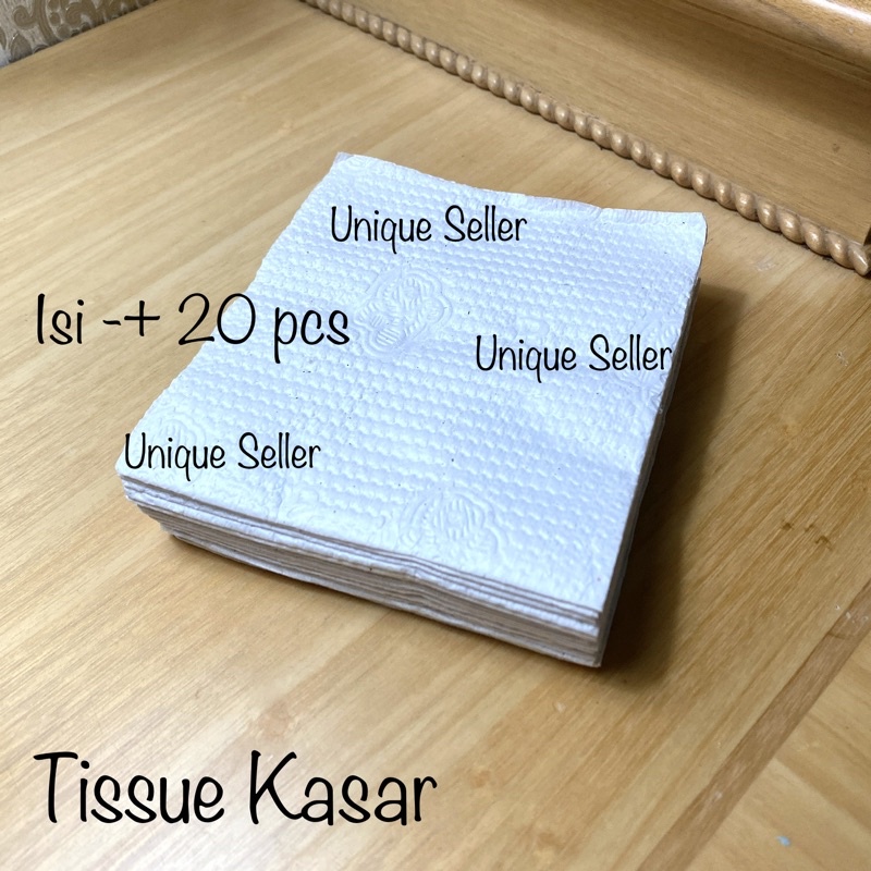 Jual Tisu Kasar isi -+ 20 lembar / Tisu Napkin Kasar / Tisu Sendok ...