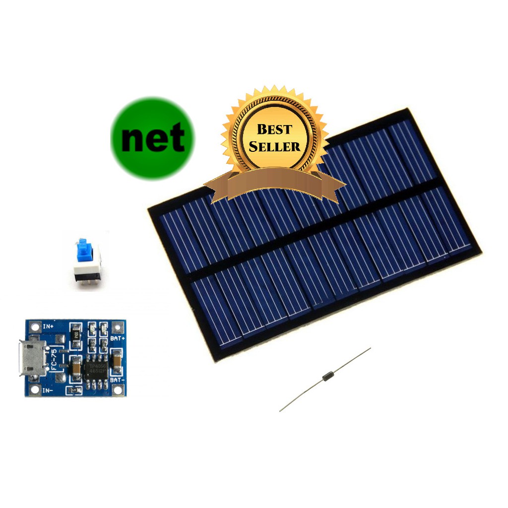 Jual Paket Modul Kit Charger USB Radio HT Walkie Talkie Tenaga Surya ...