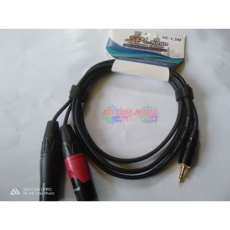 Jual Jek Hp Spl Audio 3,5mm Jeck Hp Ke Mixer Amplifier Cannon Xlr Male ...