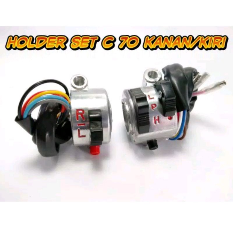 Jual holder c70 - holder Honda C70 - saklar lampu Honda c70 | Shopee ...