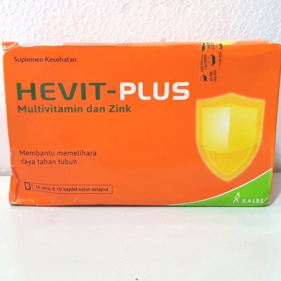 Jual Hevit Plus Multivitamin dan Zinc 100 kaplet | Shopee Indonesia