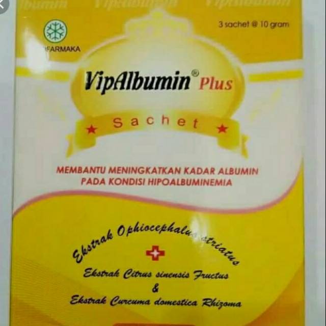 Jual Vip Albumin Plus SACHET (BOX/3 sachet) | Shopee Indonesia