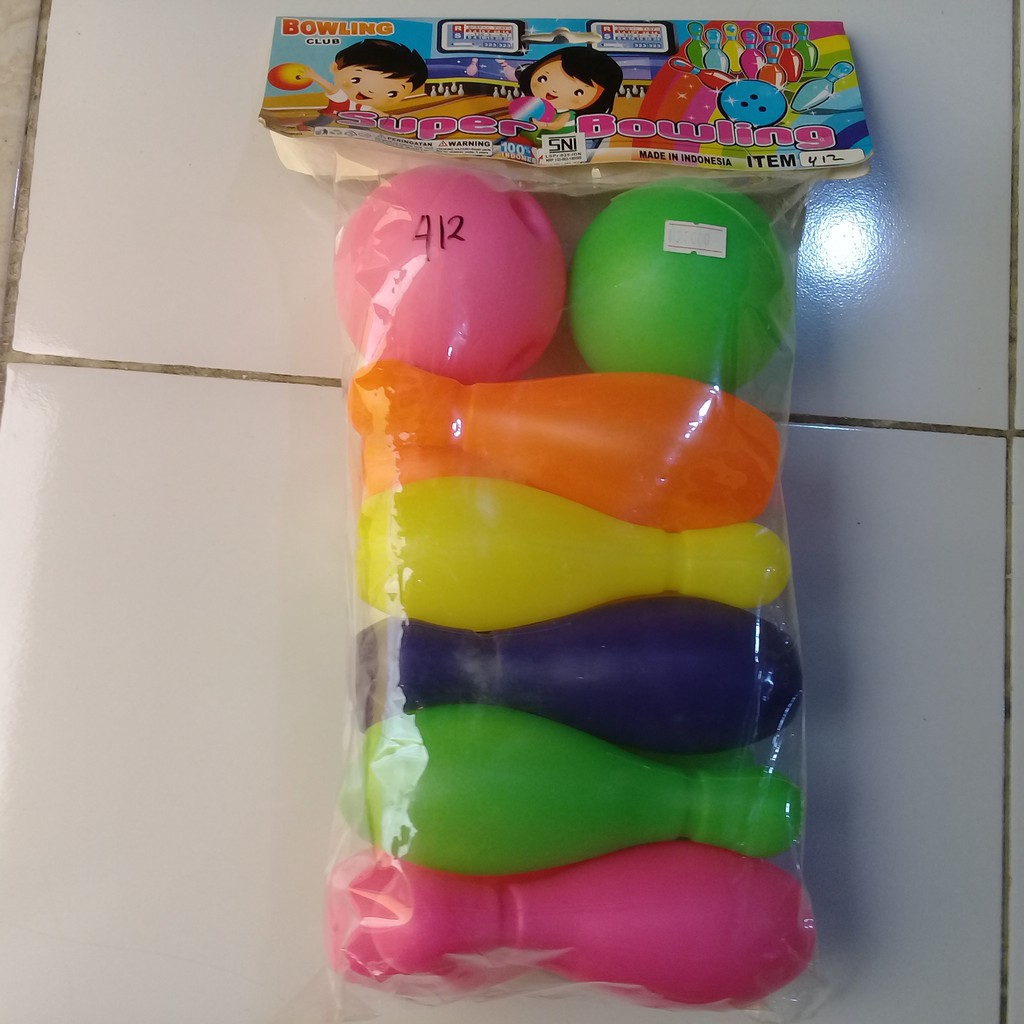 Jual mainan_mu/ Mainan Bowling Dengan Plastik Untuk Anak/Toys (free ...