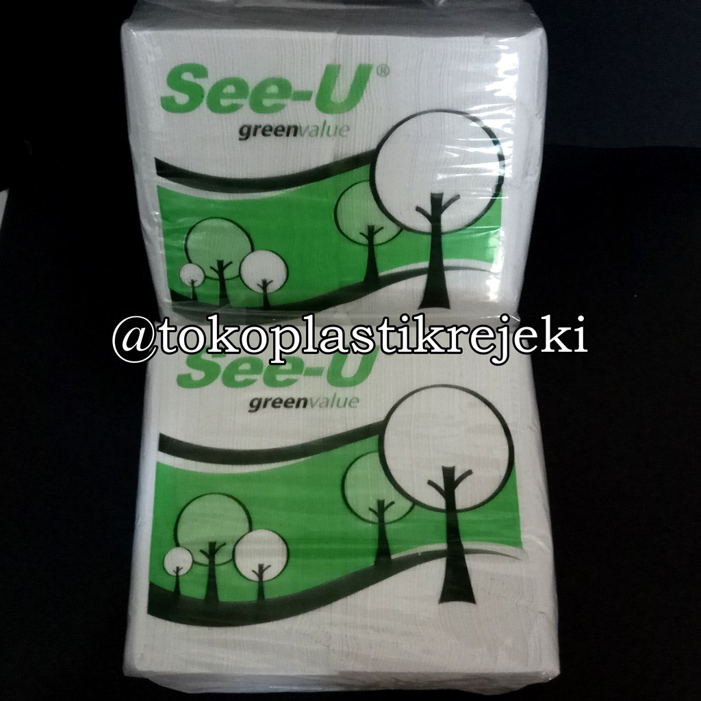Jual Tissue SEE U Facial kiloan 650gram/tissue wajah halus kemasan isi ...