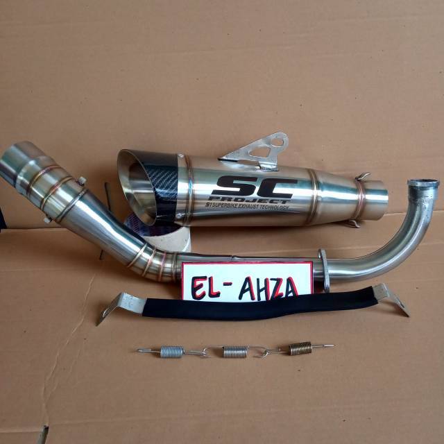 Jual Knalpot sc project titan untuk jenis motif matic mio|aerox|nmax ...