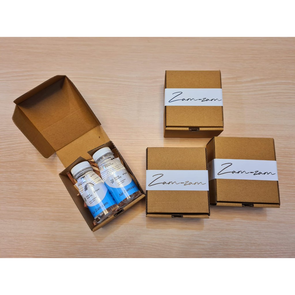 Jual Zam Zam Lima Waktu Gift Box Package isi 2 botol l Lima Waktu ...
