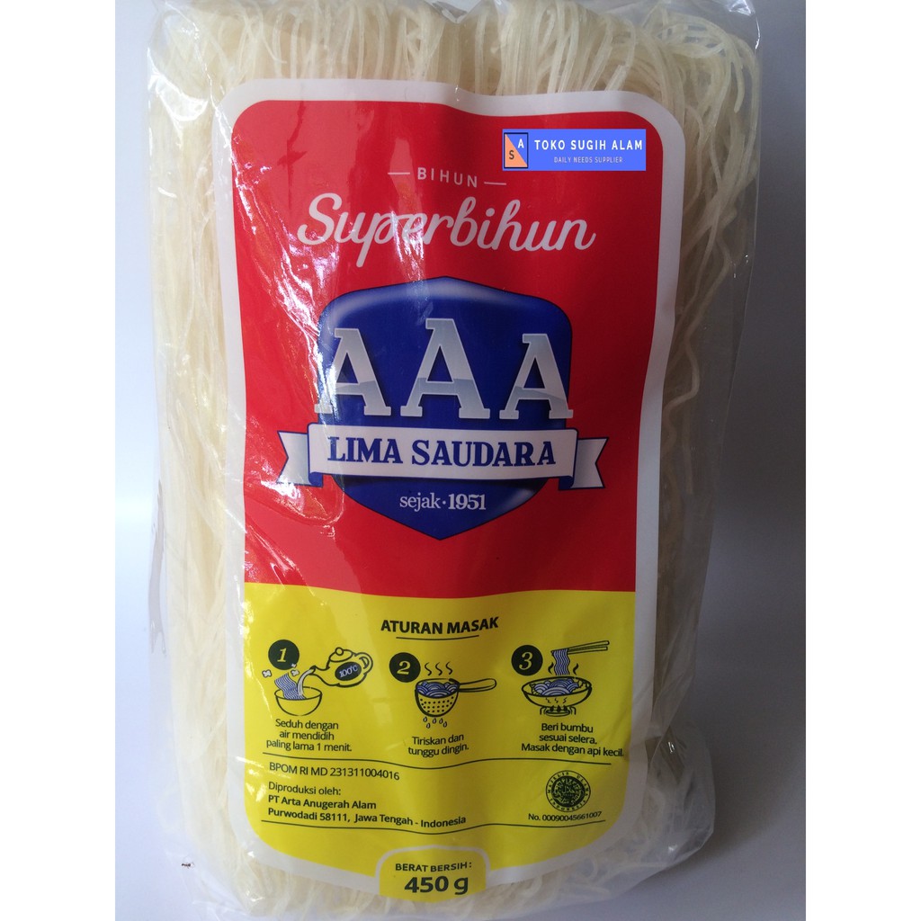 Jual BIHUN AAA 450GR | Shopee Indonesia