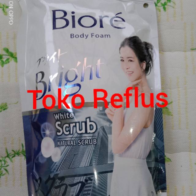 Jual Biore Body Foam White Scrub Sabun Mandi 450 Ml | Shopee Indonesia