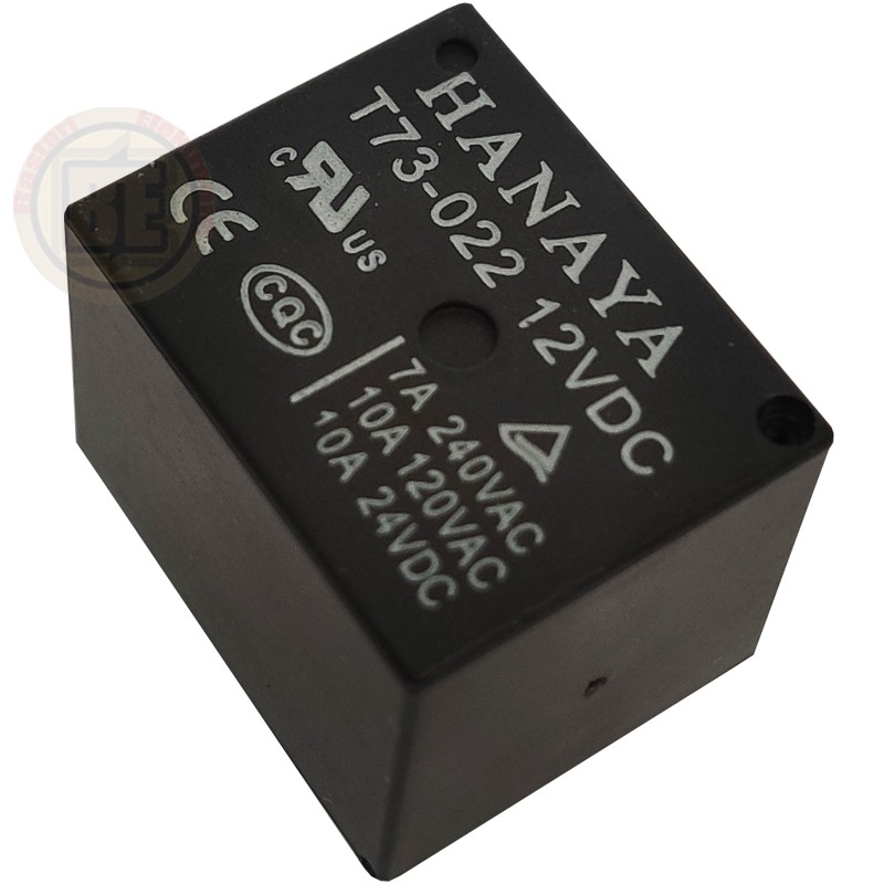 Jual Relay 12V 10A Original Hitam 5 kaki PCB DC 10 Ampere | Shopee Indonesia