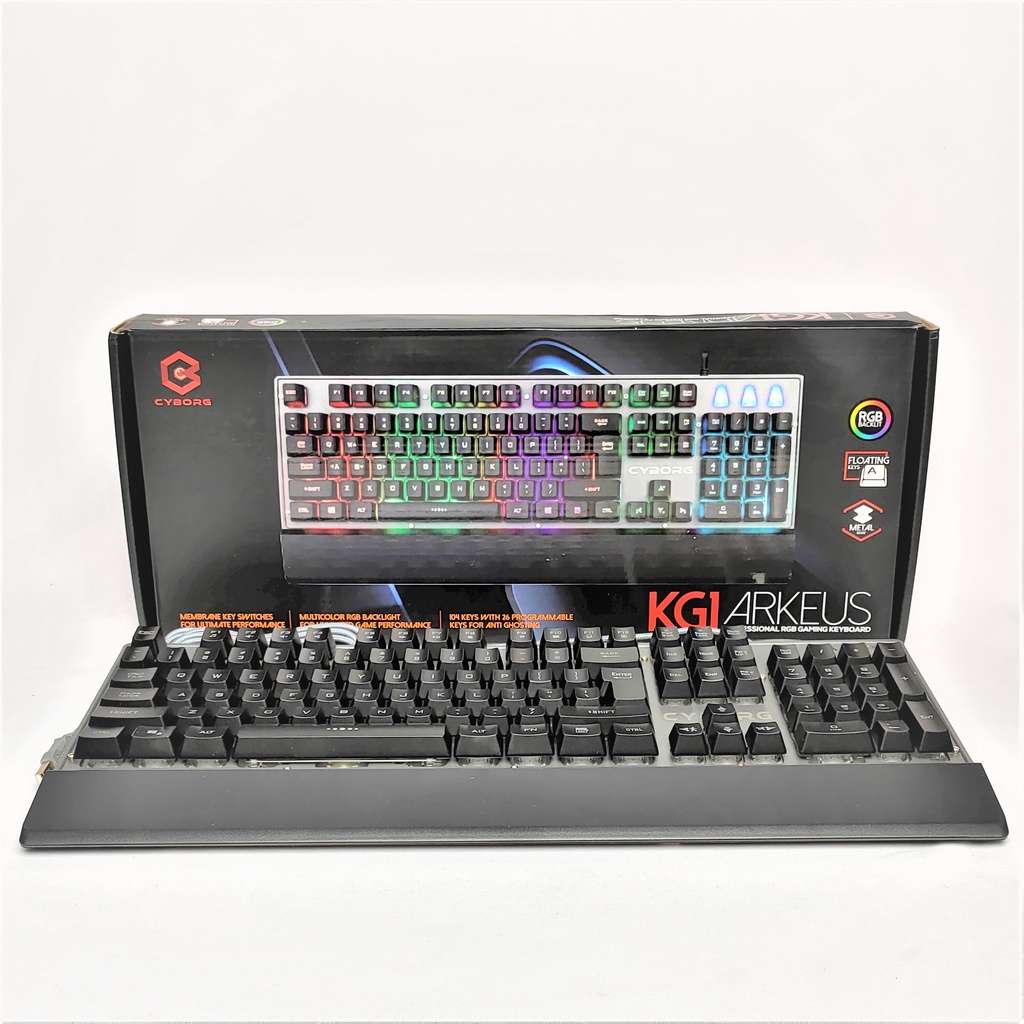 Jual Cyborg Arkeus Professional RGB Gaming Keyboard KG1 | Shopee Indonesia
