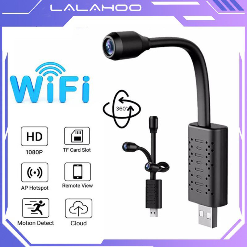 Jual Smart Mini Camera 8MP Wifi USB IP Camera-SPY Camera Flexible IP ...