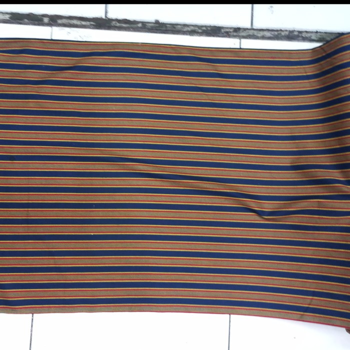 Jual KAIN BATIK KATUN METERAN MOTIF LURIK BESAR LURIK P.PARKIR - NAVY ...