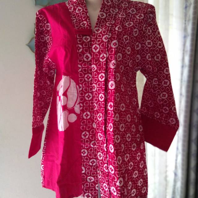 Jual Cardigan Batik Motif Wayang Warna Merah | Shopee Indonesia