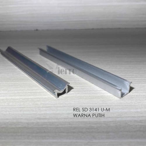 Jual Rel Pintu UM UV Lemari Geser Sliding Door U M V Roda 388 SD-3141 ...