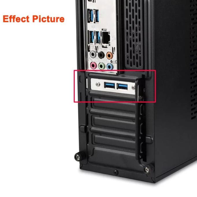 Jual Bagus Usb 3.0 Rear Panel Expansion Bracket To 20 Pin Header Cable ...