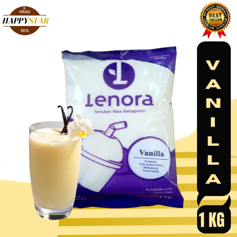 Jual Bubuk Minuman Rasa Vanilla Serbuk Minuman Instan Aneka Rasa Lenora ...