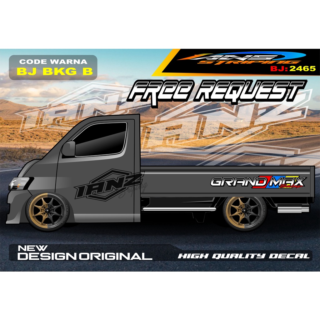 Jual STIKER TULISAN BAK SAMPING GRANMAX PICK UP / STICKER BAK SAMPING ... Jual STIKER TULISAN BAK SAMPING GRANMAX PICK UP / STICKER BAK SAMPING ...
