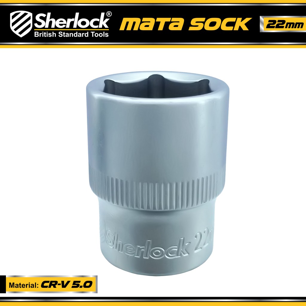 Jual Sherlock 1/2 Inch Kunci Shock 22 Mm 6 Pt/ Mata Sok /Sock | Shopee ...