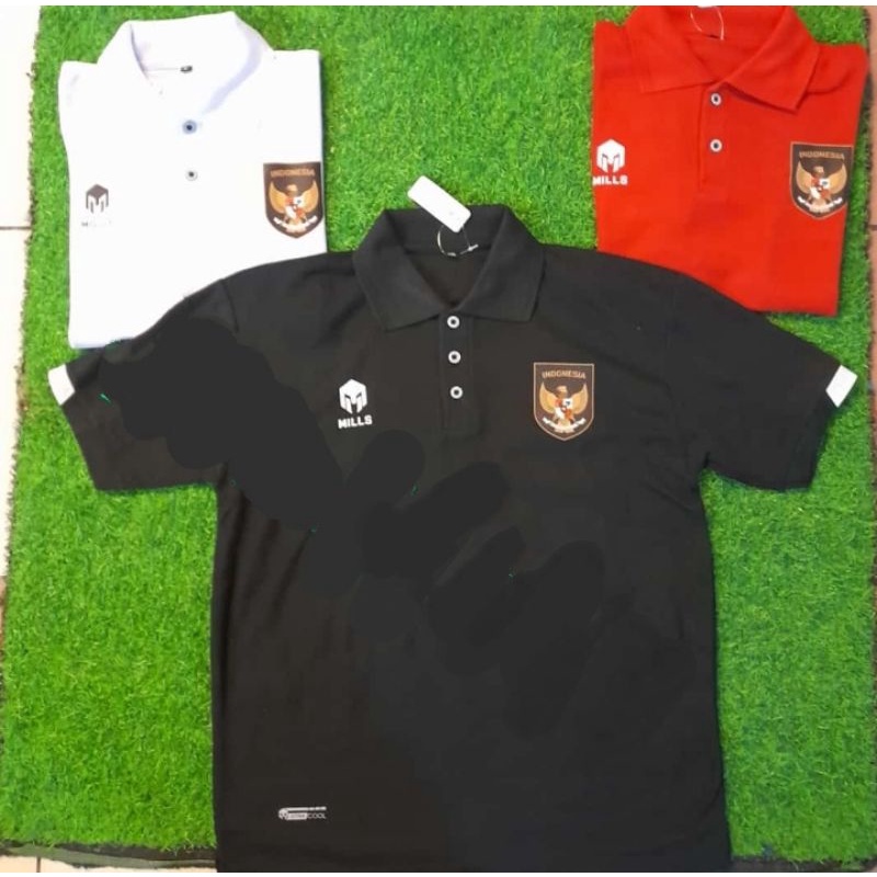 Jual Kaos Polo timnas Indonesia Logo Garuda baru 2022 (ready 3xl ...