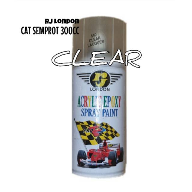 Jual CAT SEMPROT CLEAR Rj London 300cc | Shopee Indonesia