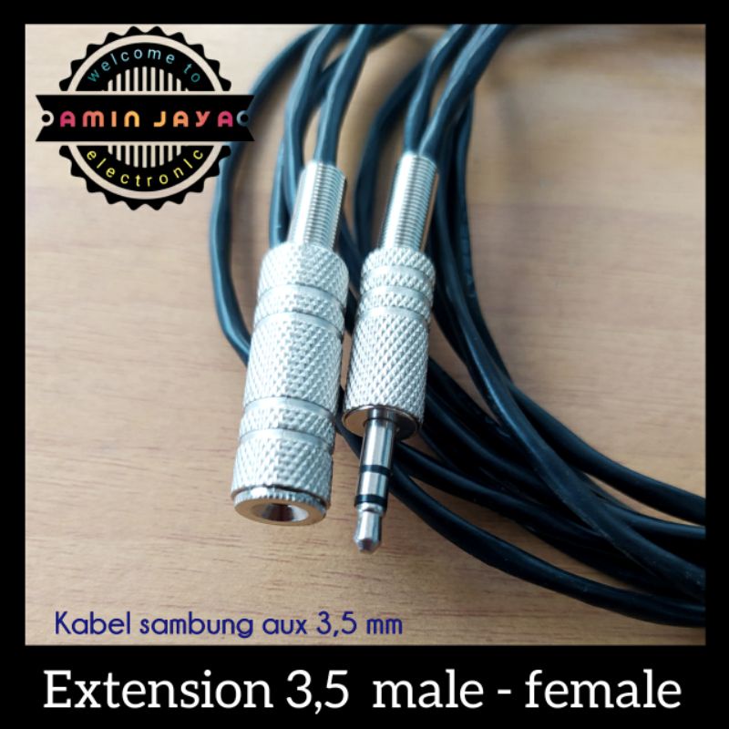 Jual Kabel extension kabel sambungan jack 3,5 mini stereo male to ...