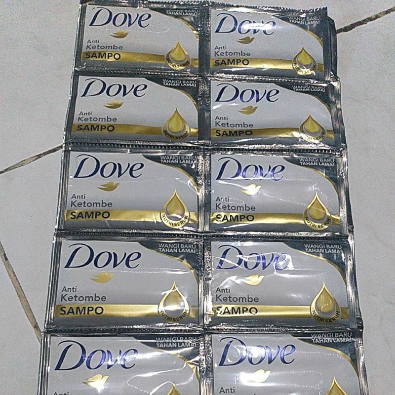 Jual Shampoo dove anti ketombe kemasan renteng 9ml | Shopee Indonesia
