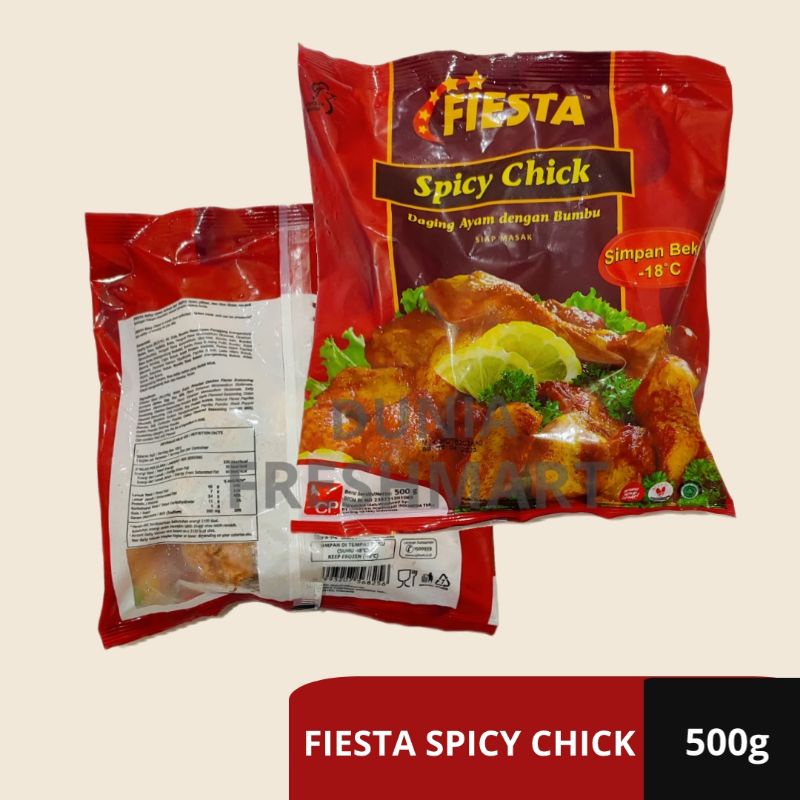 Jual FIESTA SPICY CHICK 400gr DAGING AYAM DENGAN BUMBU AYAM TULANG ...