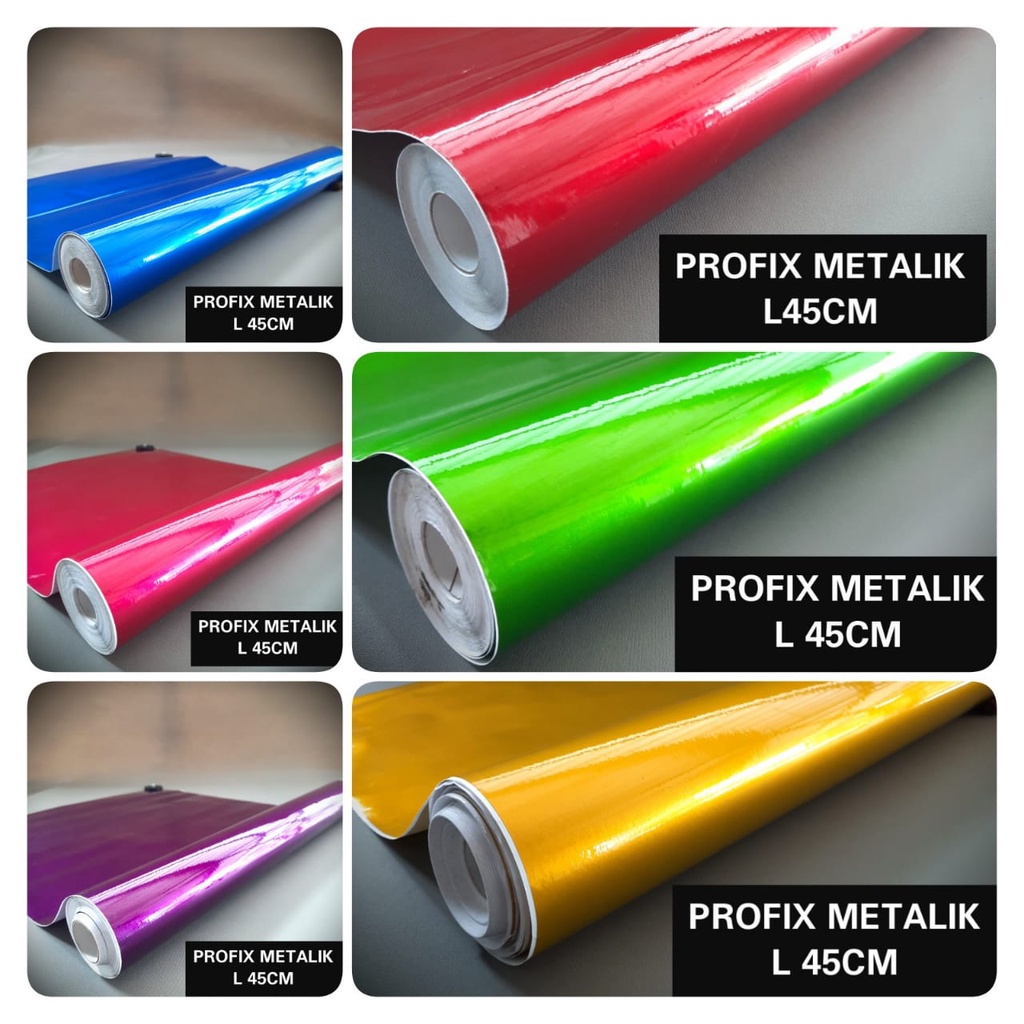 Jual BAHAN POLET SKOTLET WRAPING DECAL MOBIL MOTOR METALIK PROFIX ...