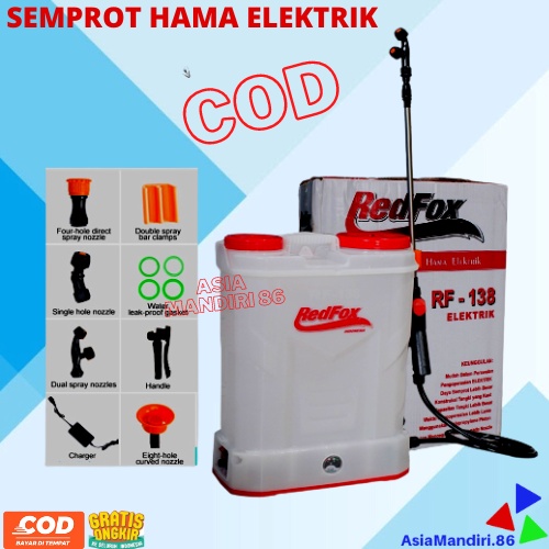 Jual Tangki Sprayer Elektrik 13.8 Liter / Alat Semprotan Hama / Alat ...