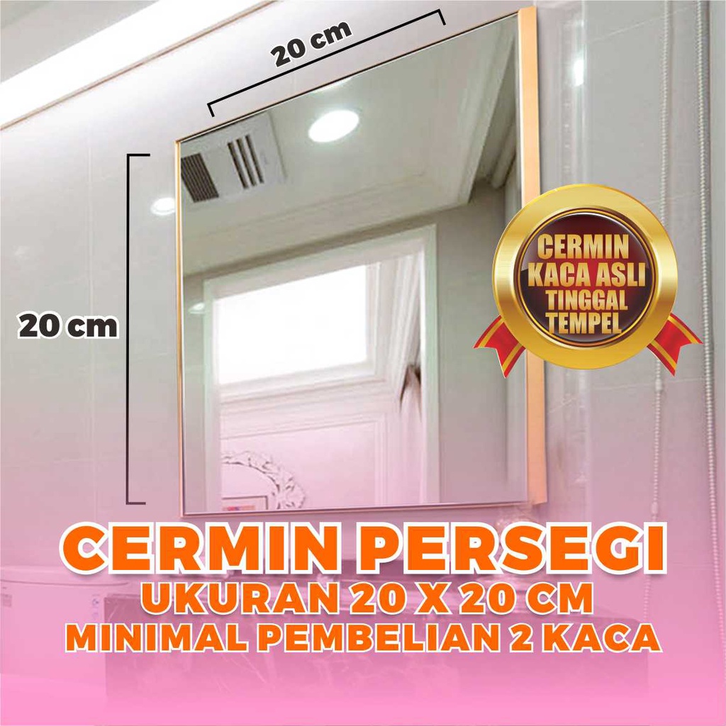 Jual CERMIN DINDING UKURAN 20 X 20 / CERMIN AESTHETIC CERMIN FULL BODY ...