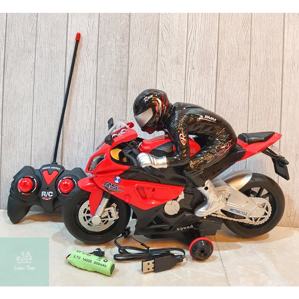 Jual Mainan RC Motorcycle Racing Police Remote Control Motor Balap ...