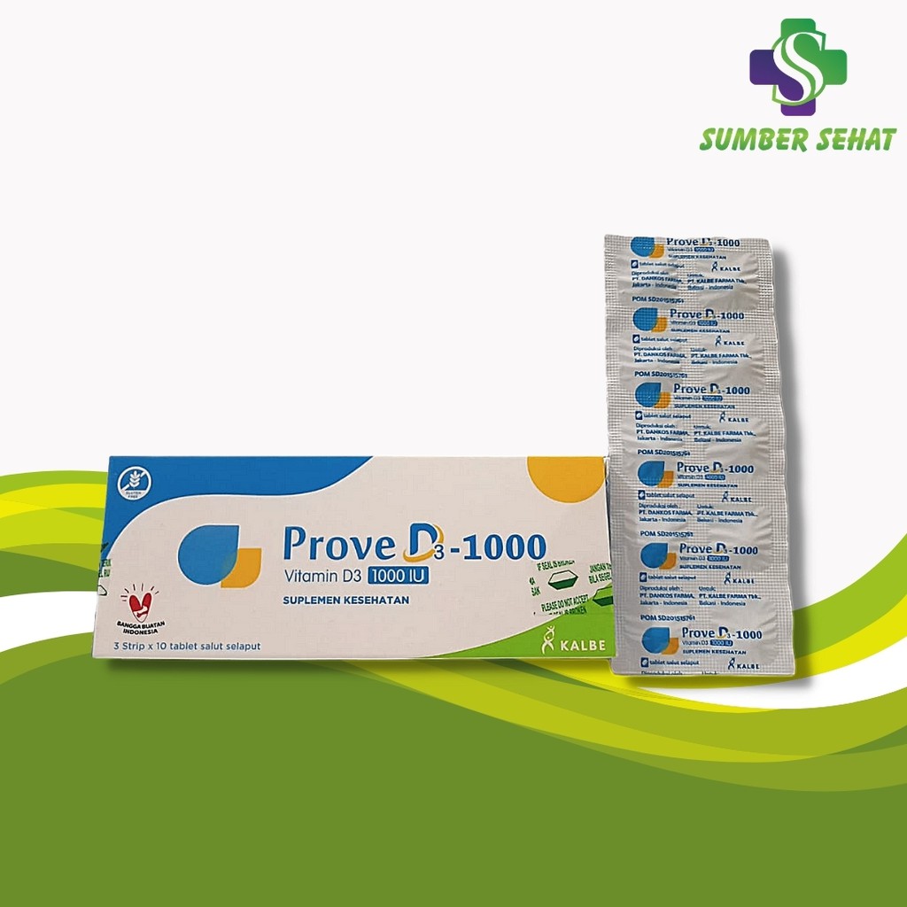 Jual PROVE D3 1000 IU BOX 30 TABLET | Shopee Indonesia