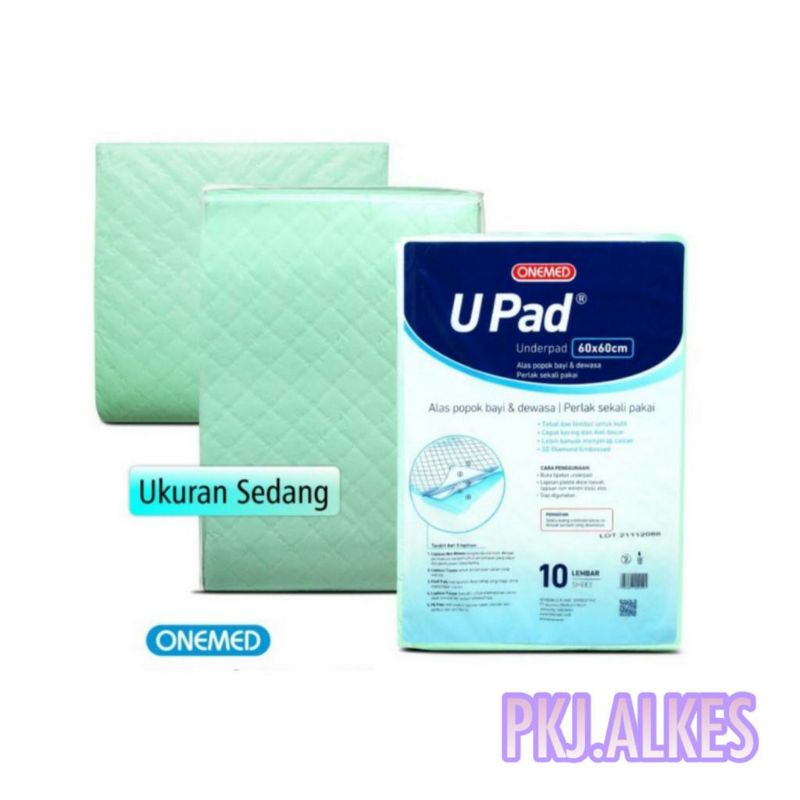 Jual UNDERPAD UPAD 60X60 ISI 10 PERLAK SEKALI PAKAI | Shopee Indonesia