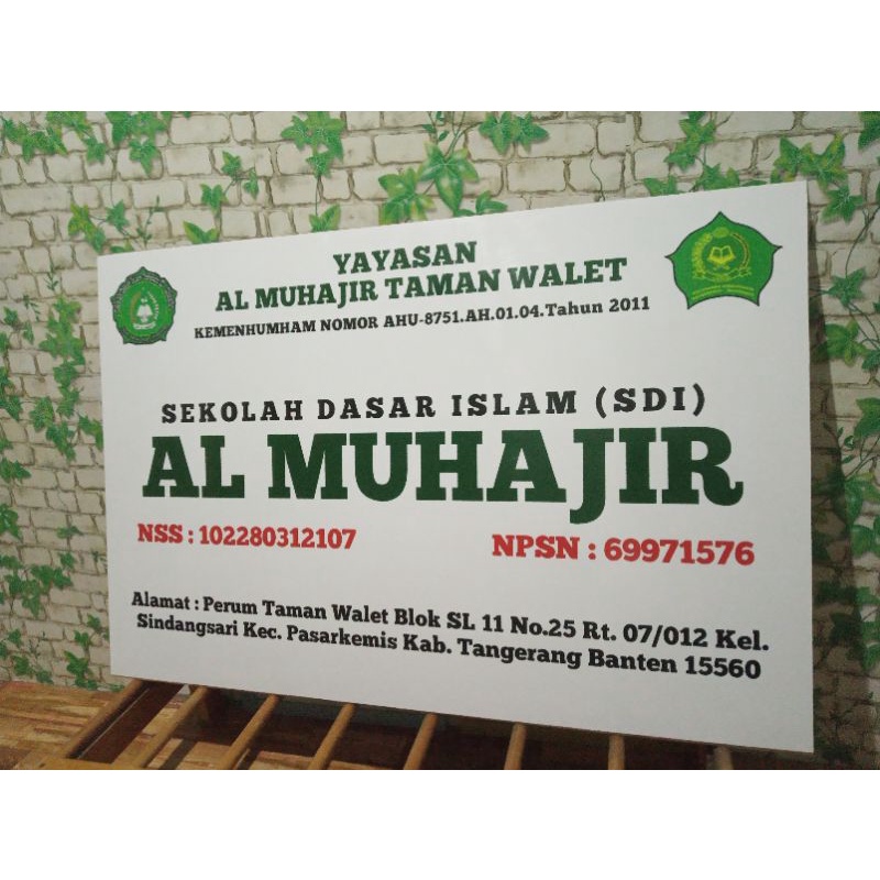 Jual Acrylic 100x50 Papan Nama Dokter Bidan Sekolah Plang Praktek Sign ...