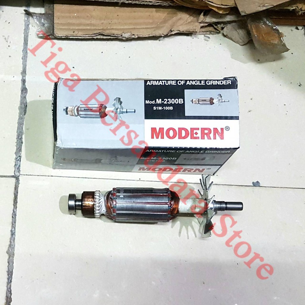 Jual Armature Modern M-2300 B / SIM-100 B / Angker / Dinamo Gerinda ...