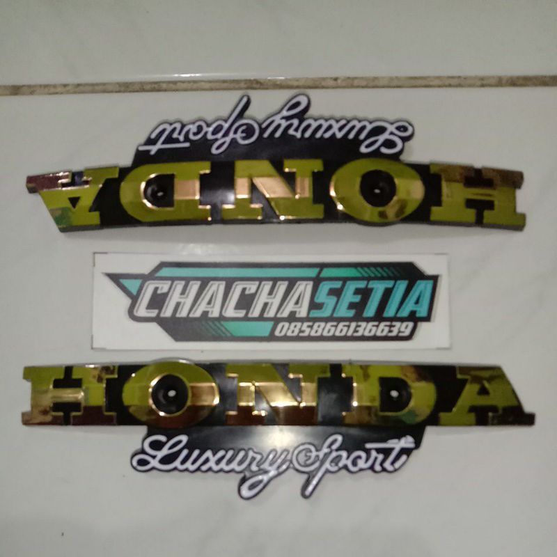 Jual Logo GL pro emblem tengki tangki honda GL Pro GL 100 bahan plastik ...