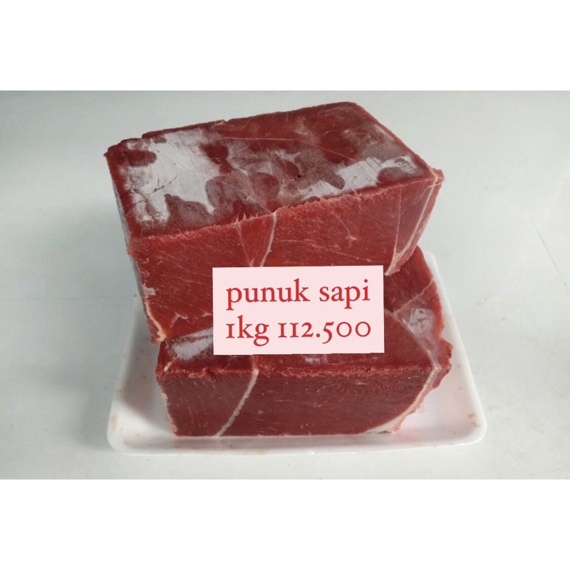 Jual aneka daging sapi punuk sengkel knuckle paha belakang 1kg klik ...