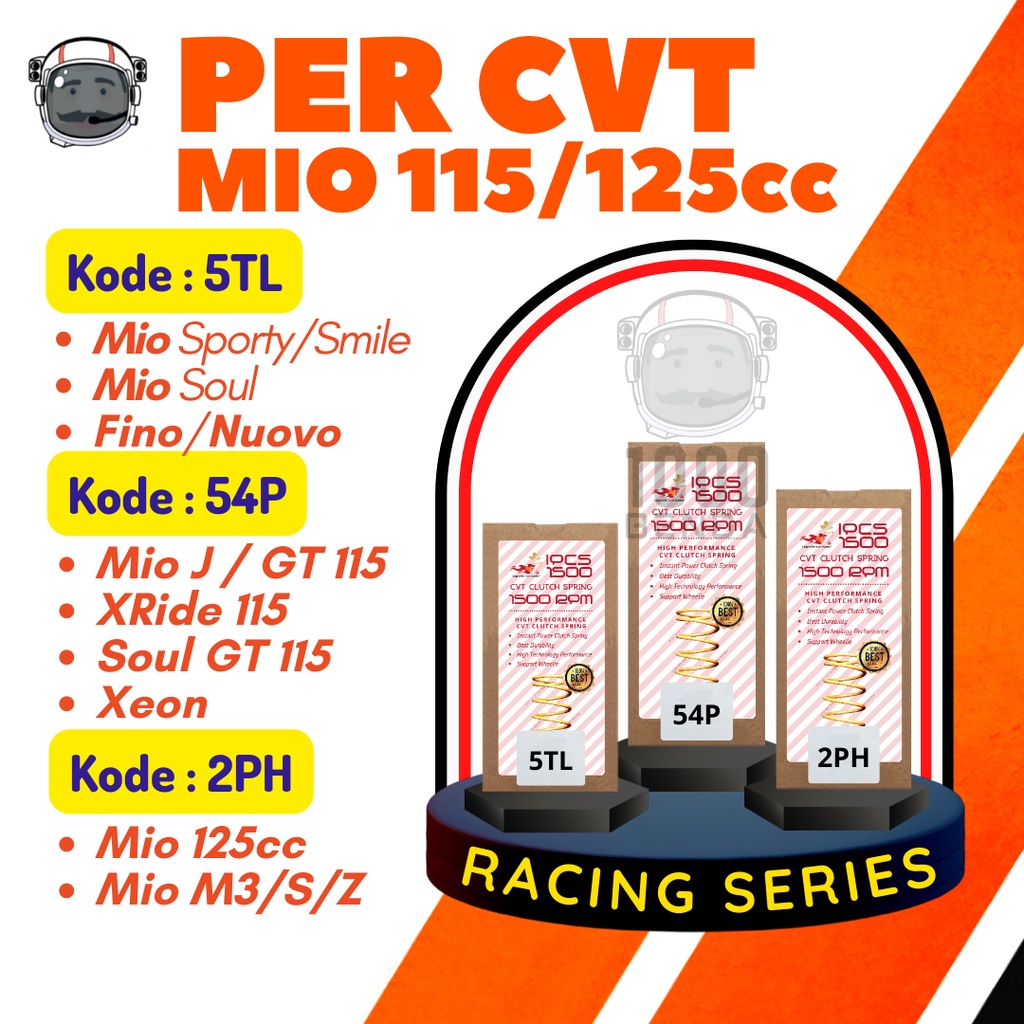 Jual PER CVT 1500 RPM Mio Sporty M3 S Z 125 Mio Smile Soul Fino Nouvo ...