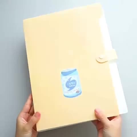 Jual B 081 | FILE FOLDER 6 SLIDE MOTIF POLOS | DOCUMEN BAG 6 POCKET ...