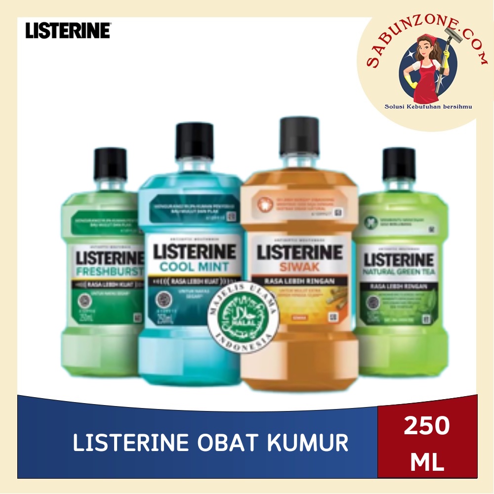 Jual Listerine Cool Mint / Fresh Burst / Fresh Citrus / Zero Obat Kumur ...