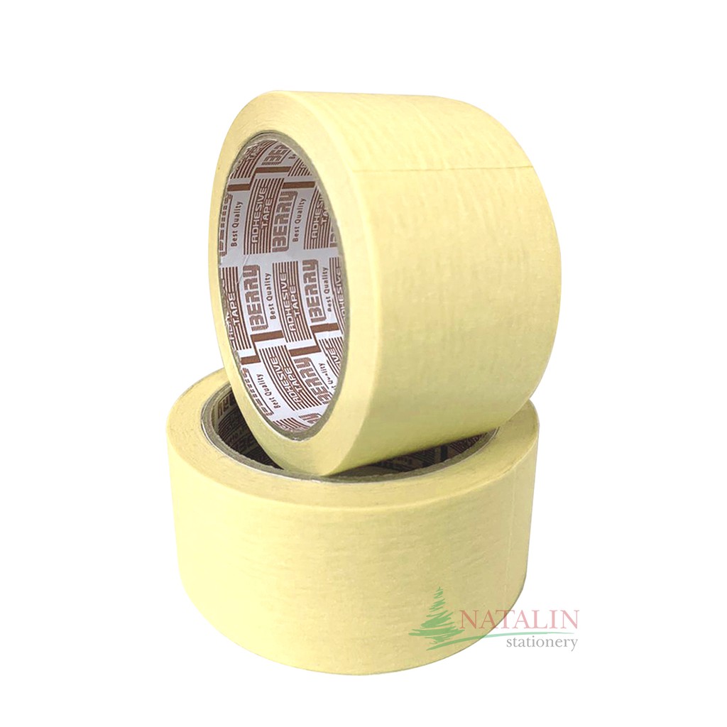 Jual BERRY - MASKING TAPE 2” - Isolasi Kertas 46mm | Shopee Indonesia