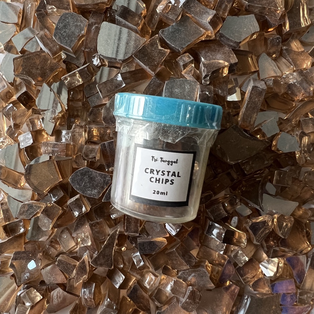 Jual Batu Kristal Crystal Chips BROWN Stone quartz brazil healing ...