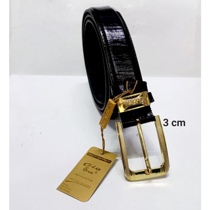 Jual GESPER PRIA GIO 2000 ORIGINAL/IKAT PINGGANG KLASIK PRIA/Ukuran 3cm ...