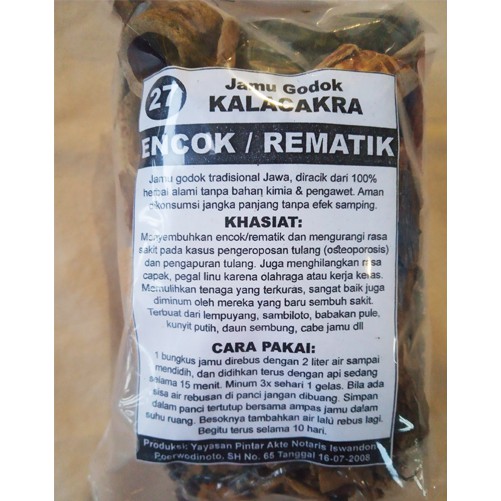 Jual JAMU ENCOK REMATIK FLU TULANG | Shopee Indonesia
