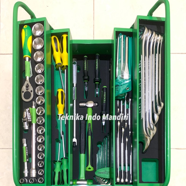 Jual TEKIRO Tool Box Set 66 PCS | Shopee Indonesia