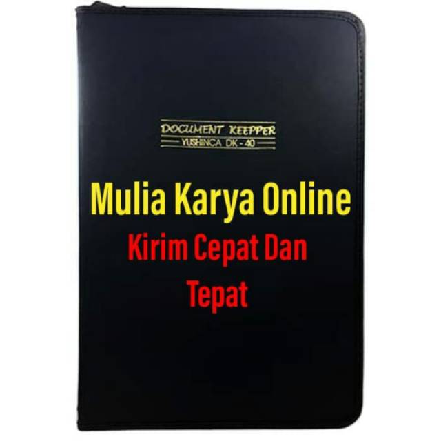 Jual Map Dokumen Keeper 40 Retsleting YUSHINCA DK 40 Clear Holder isi ...