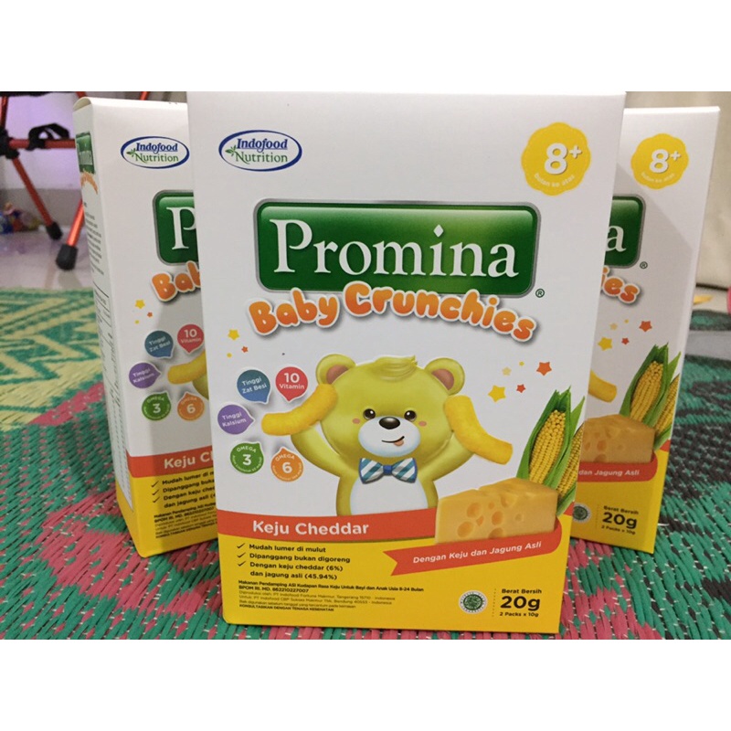 Jual Promina Baby Crunchies Rasa Keju Cheddar | Shopee Indonesia